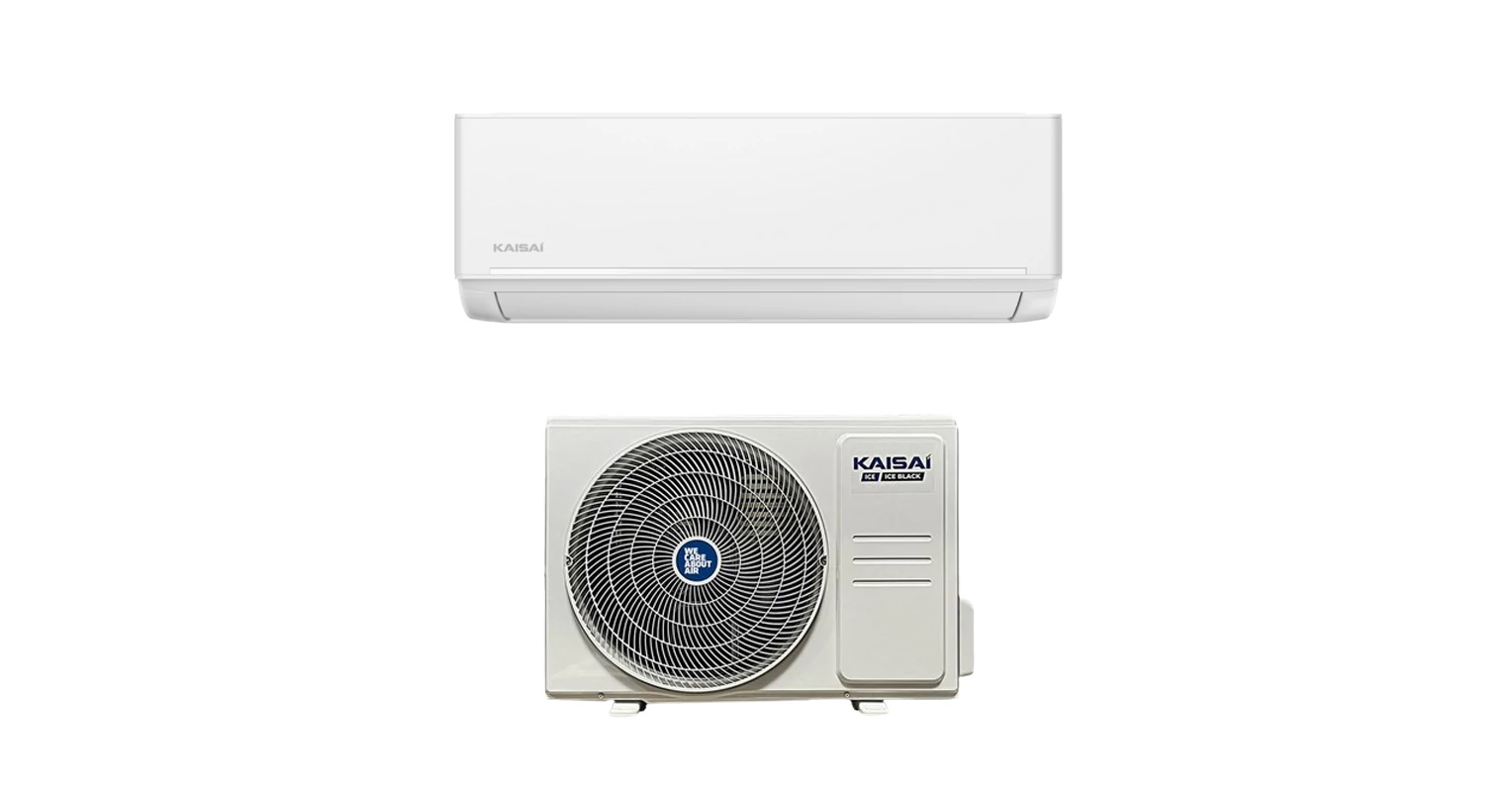 Kaisai ICE inverteres oldalfali split klíma 3,5 kW (Fehér, fűtésre ...