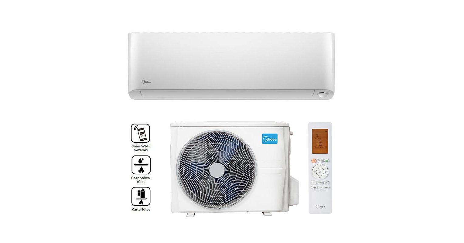 Midea Oasis Plus MOP-12-SP oldalfali split klíma 3,5 kW - (R32 ...