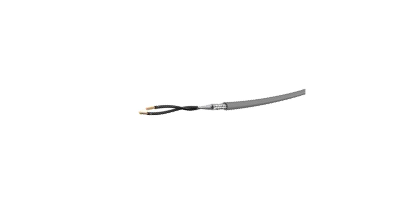 YSLCY-OZ 2x1 mm (2G1) szürke árnyékolt kábel 100 m - icestar.hu