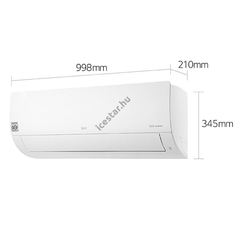 LG klíma Silence S18EQ oldalfali monosplit 5,3 kW - icestar.hu